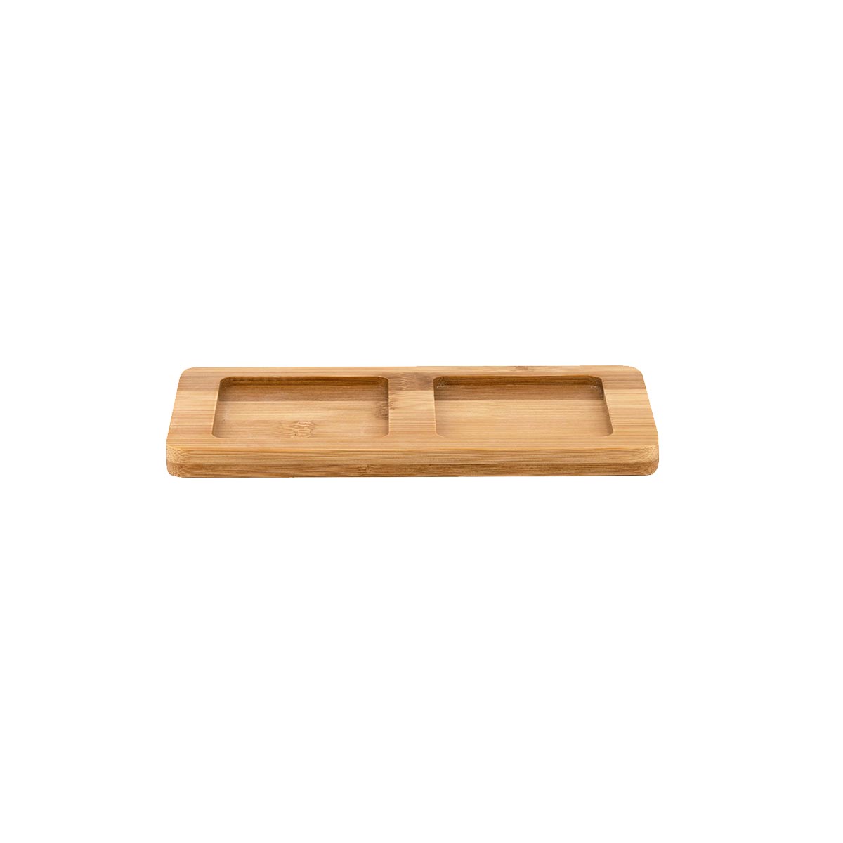 Bamboo Tray with 2 Square Holes – Sage and Co Australia